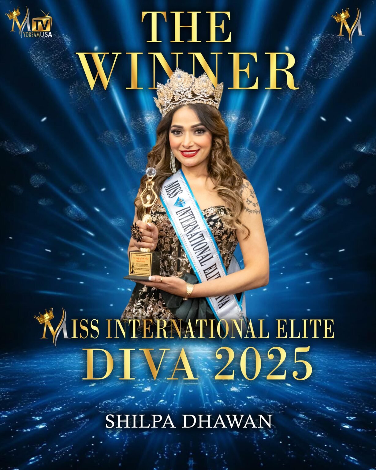 Congratulations to – Miss International Elite Diva 2025 SHILPA DHAWAN ...