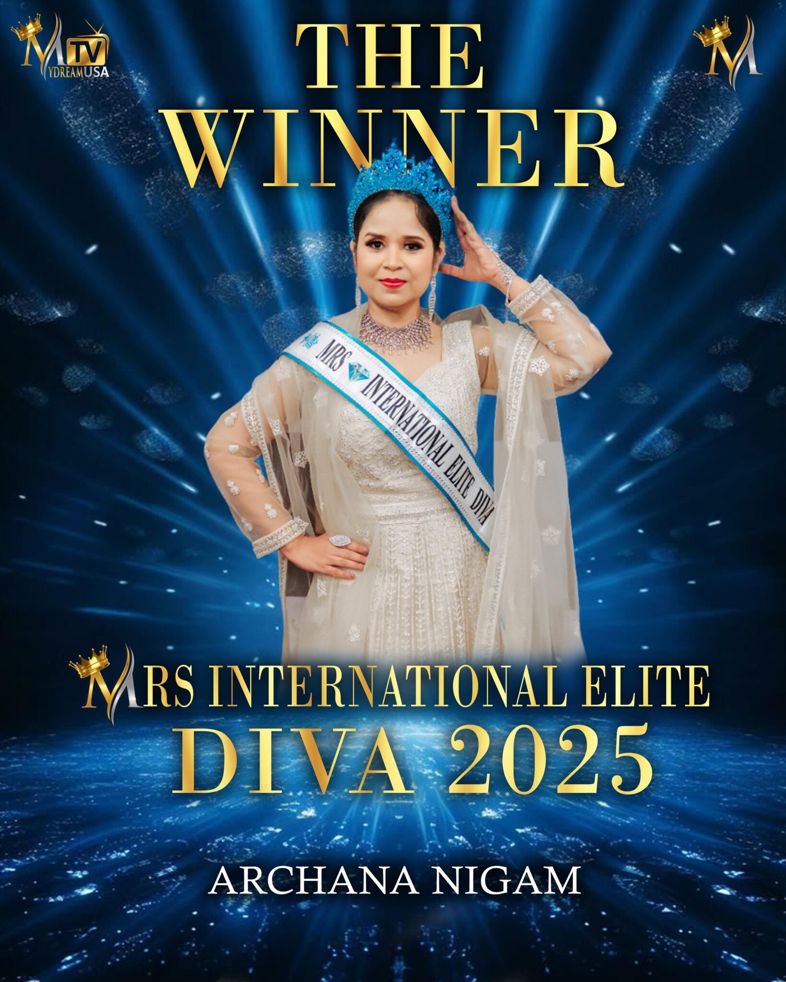 Congratulations to – Mrs International Elite Diva 2025 ARCHANA NIGAM ...